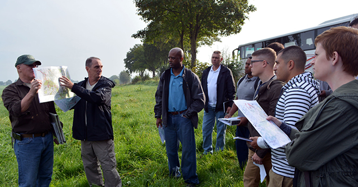 Staff Ride Connects History to Present-Day Battles for NCOs in Europe